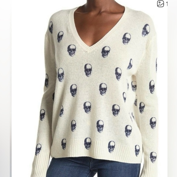 Surprising Cashmere Sweater With Skulls Photos